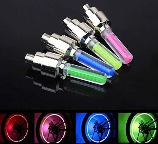 Wheel LED Light Color Flash for Car, Bike or Bicycle Multicolor (BUY 1 ...