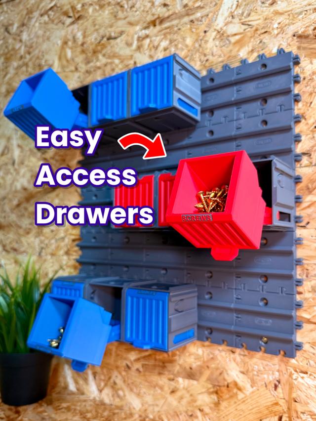 🔥LAST DAY 50% OFF - Mini Storage Container Modular Rail System