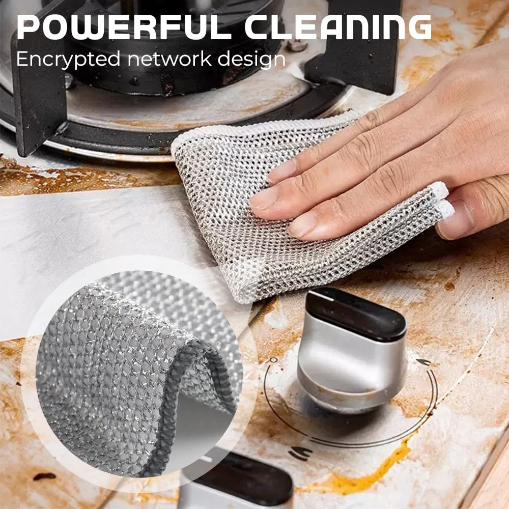 Make Moms Life Easier - Multipurpose Wire Miracle Cleaning Cloths