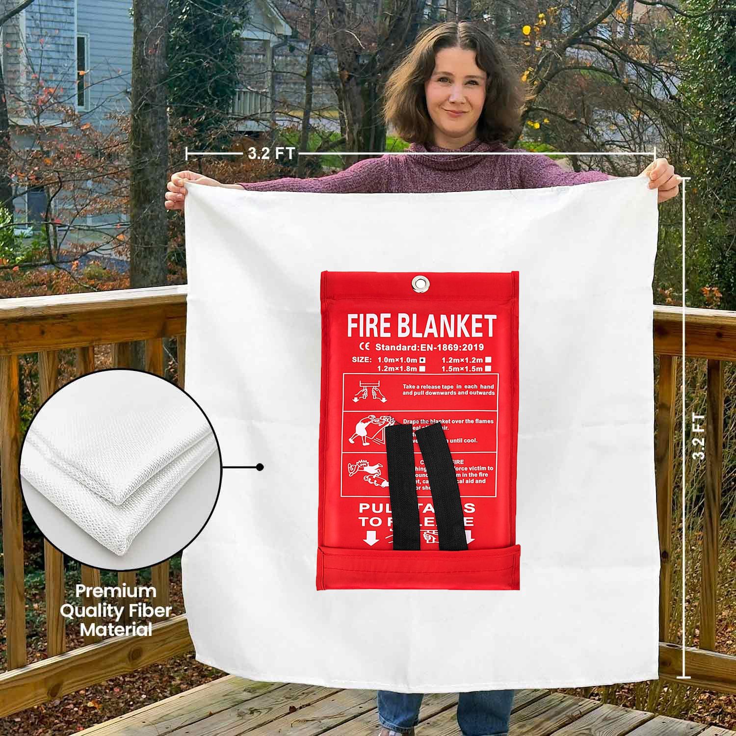 Reusable Emergency Fire Blanket