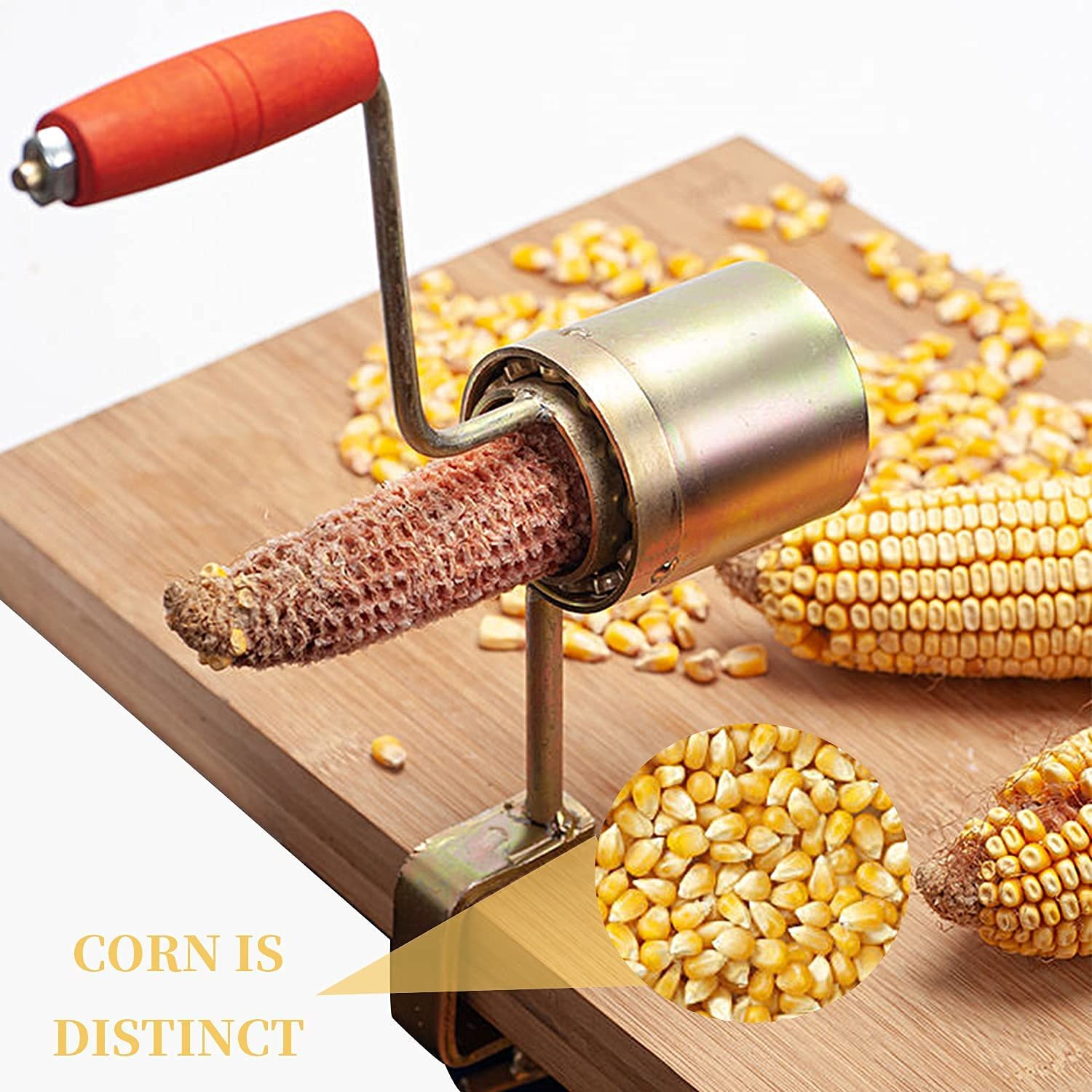 2024 New Hand Crank Corn Thresher with Splash Guard
